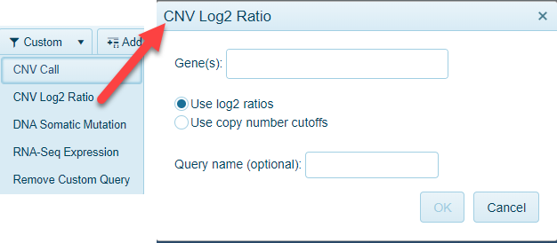 Custom Query - omicsoft doc